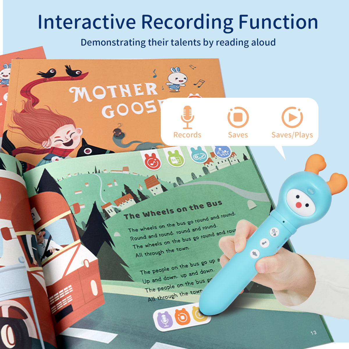 Alilo Interactive Reading Pen Set - English Version – Playdate Collection